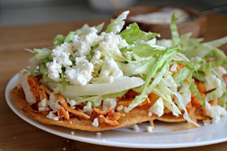 Tinga Tostadas - My Latina Table