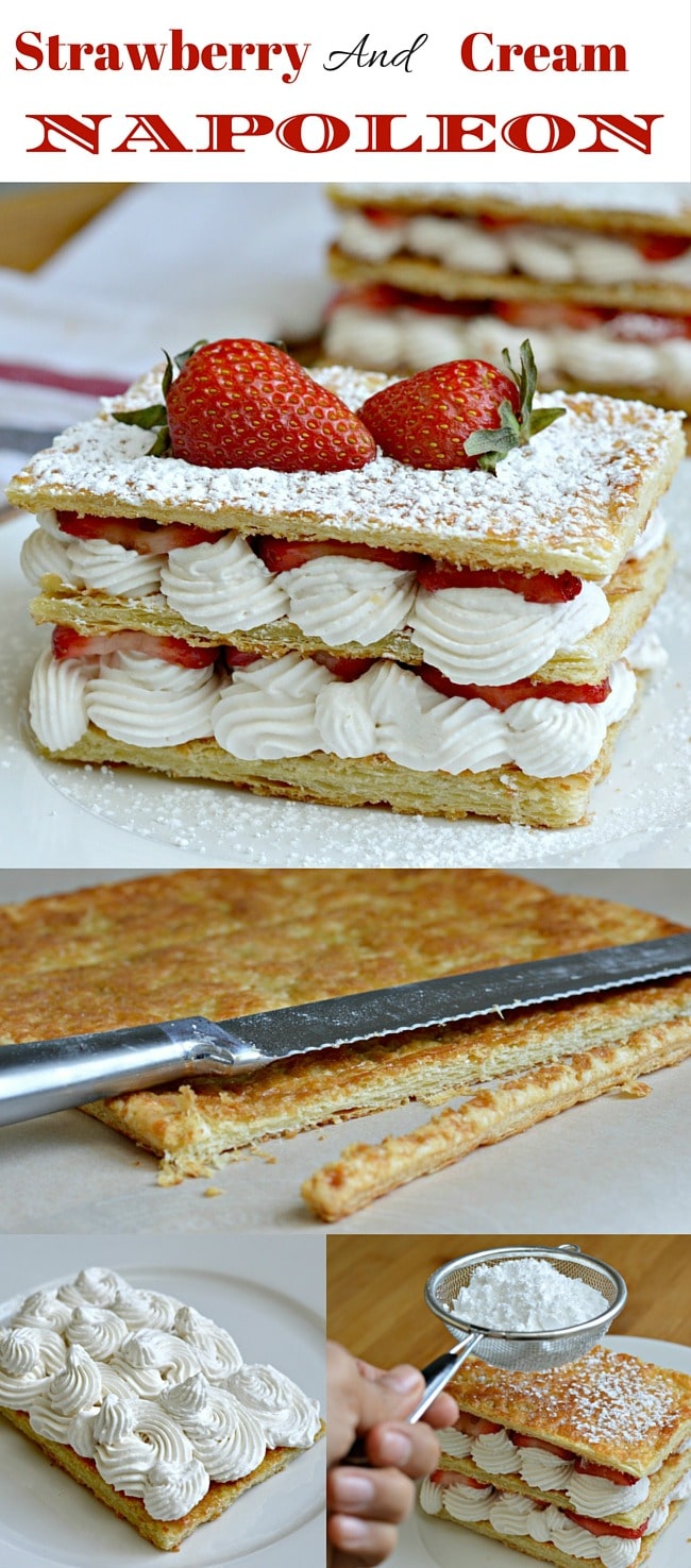 Strawberry and Cream Napoleon Recipe