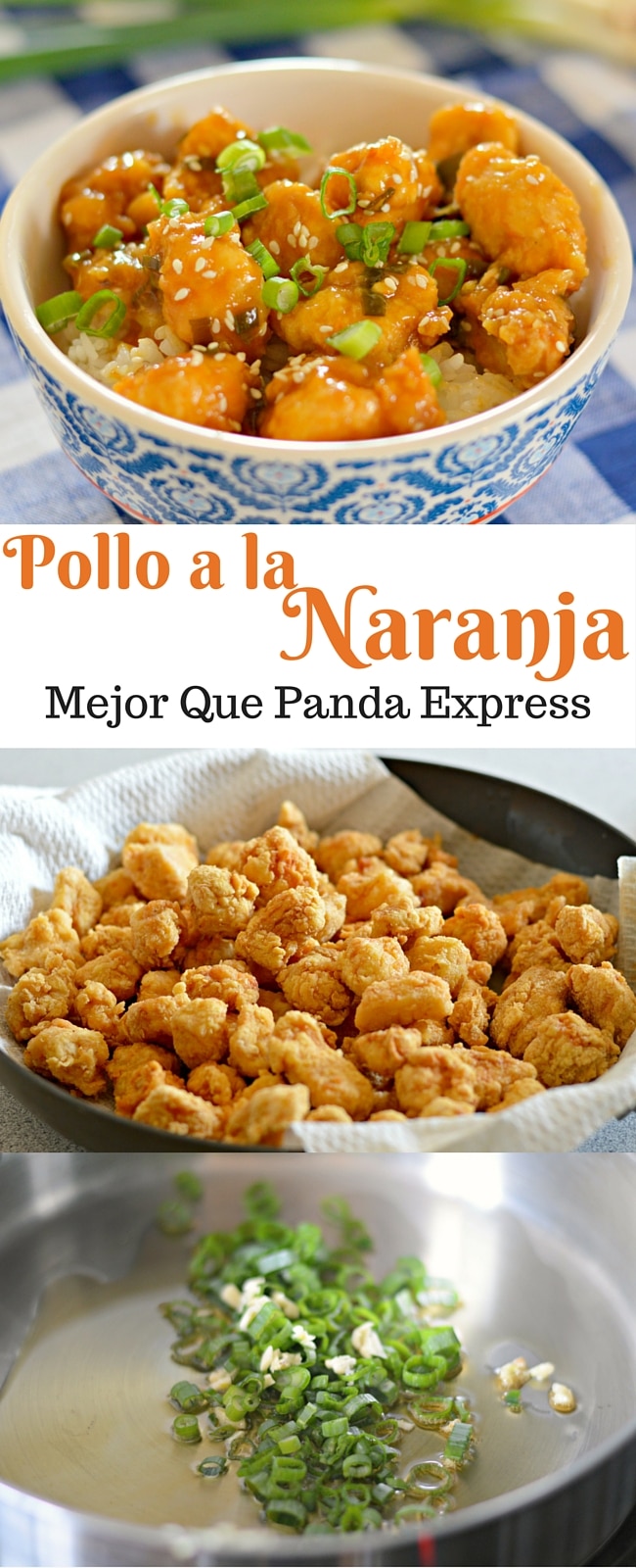 Pollo a la naranja mejor sabor que el de Panda Express