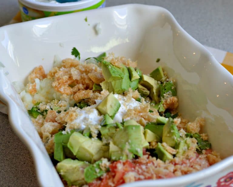 Mexican Style Chicharron and Avocado Salad - My Latina Table