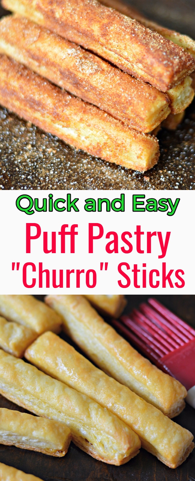 Quick and Easy Puff Pastry "Churro" Sticks - My Latina Table