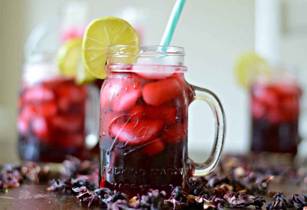Agua de Jamaica fresca - My Latina Table