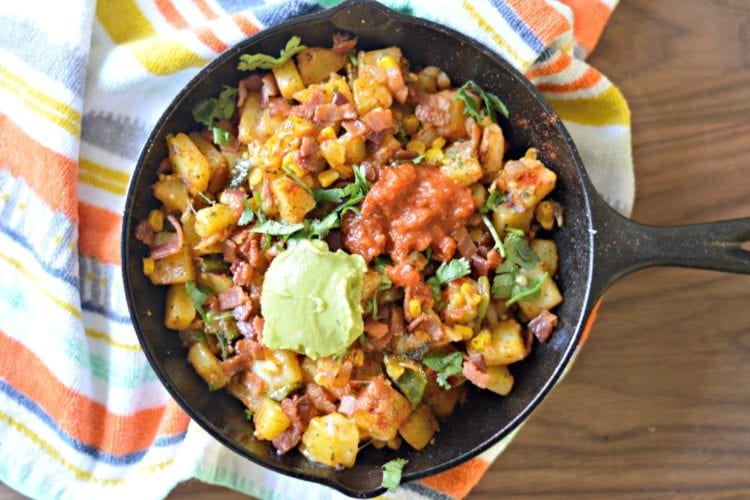 Delicious Tex-Mex Bacon and Potato Hash Recipe