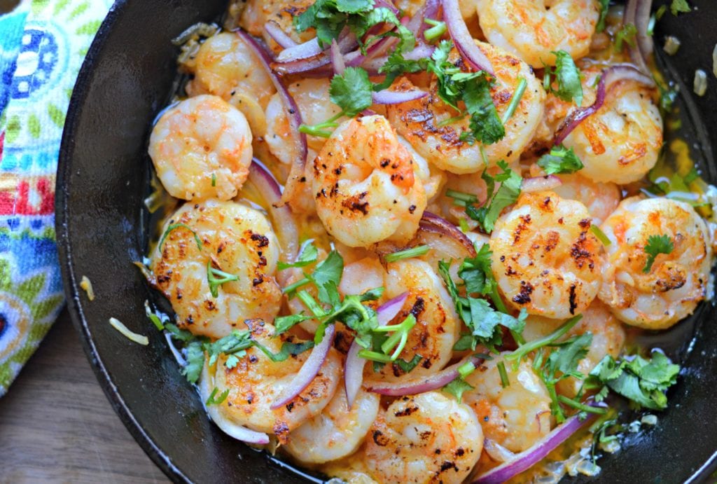 Delicious Mexican Style Garlic Shrimp Recipe (Camarones al Mojo de Ajo)