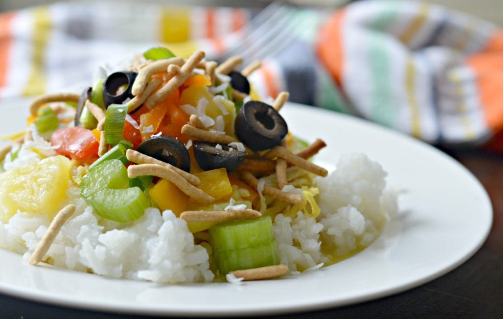 The Best Slow-Cooker Hawaiian Haystacks Recipe - My Latina Table