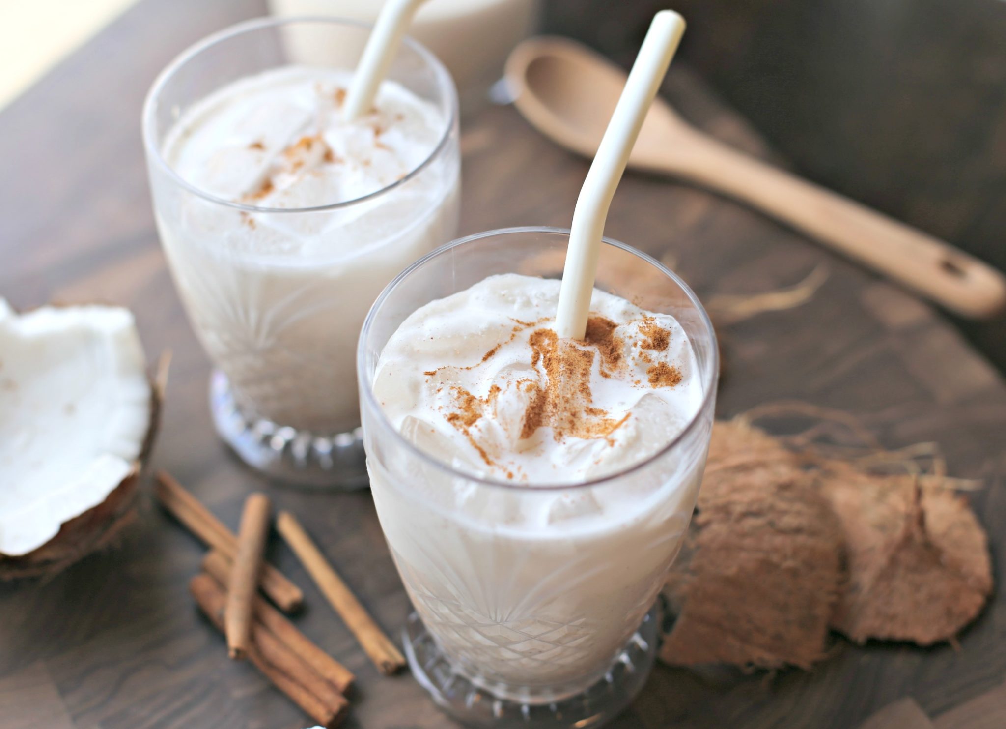 Horchata de Coco (Coconut Horchata) - My Latina Table