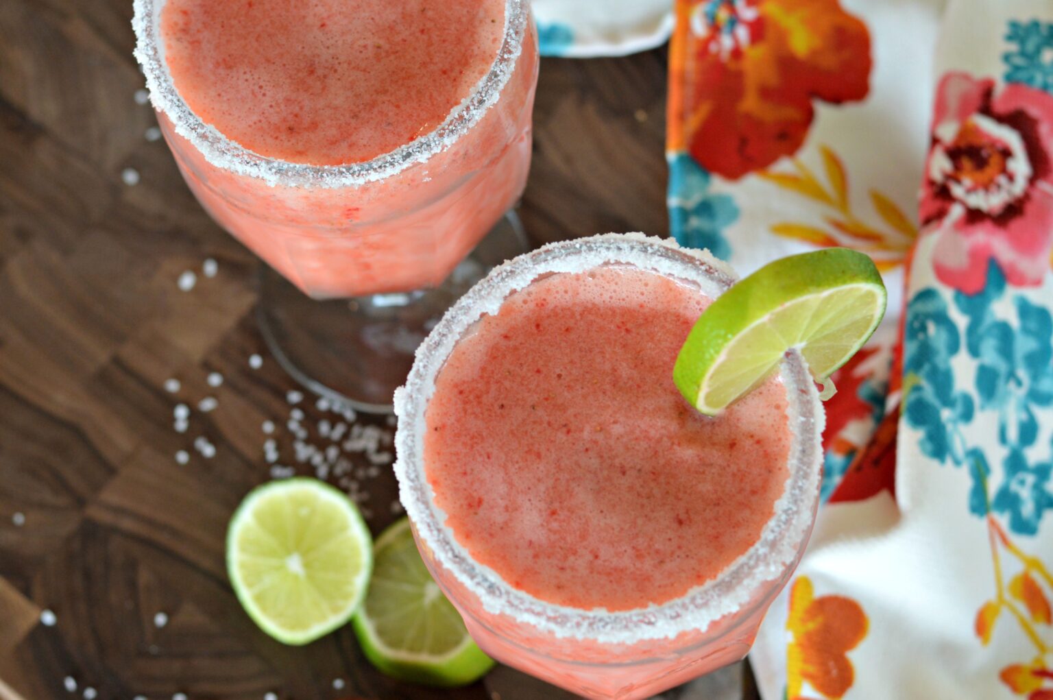 Strawberry Margarita Mocktail Recipe - My Latina Table