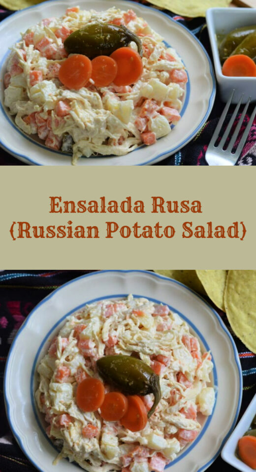 Ensalada Rusa (Russian Potato Salad) Recipe - My Latina Table