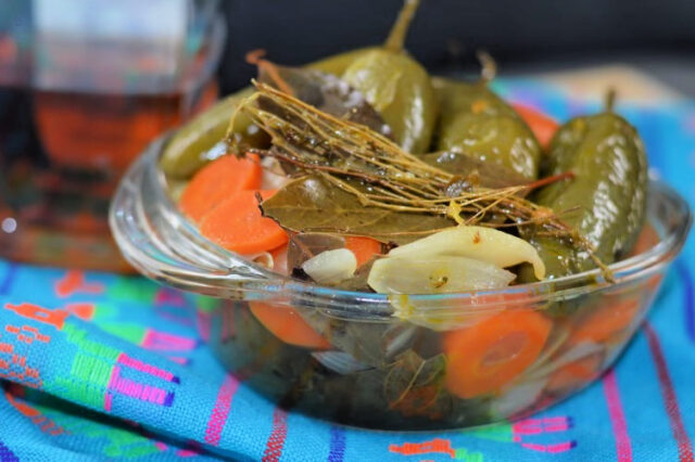 Homemade Chiles en Vinagre (Escabeche) - My Latina Table