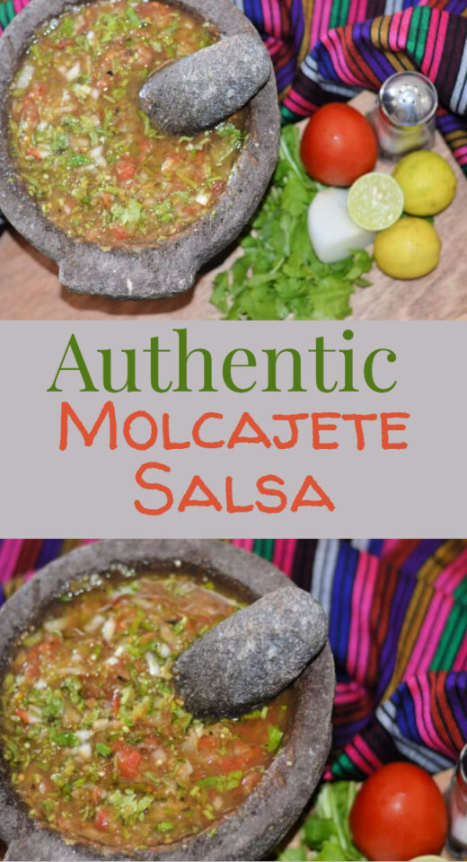 Authentic Mexican Molcajete Salsa Recipe (Salsa de Molcajete)