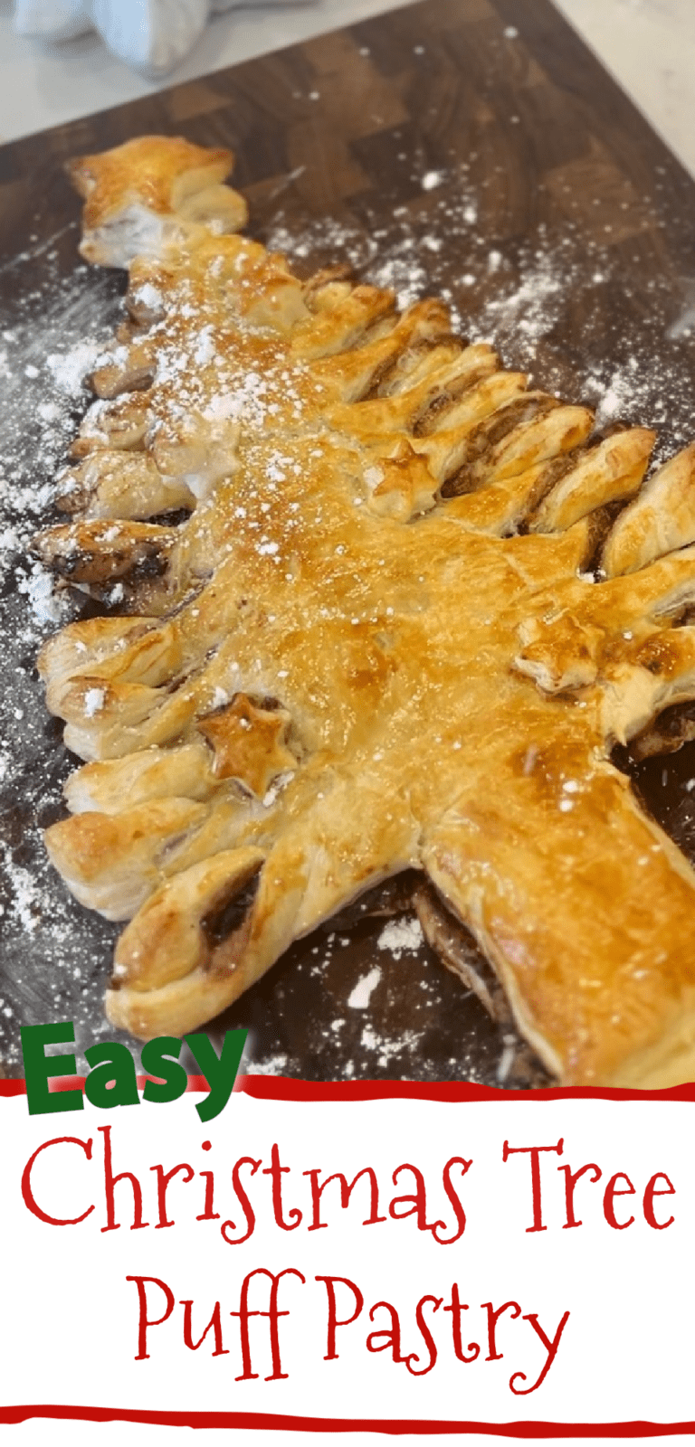 Christmas Tree Puff Pastry - My Latina Table